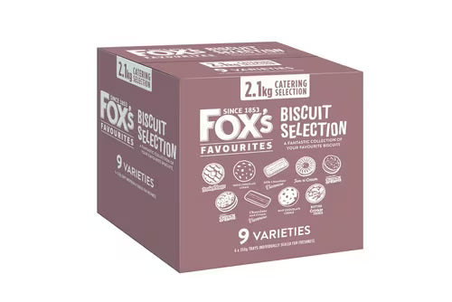 Fox’s Assorted Biscuit Selection Tin 2.1kg – Chocolate, Cream & Jam ...