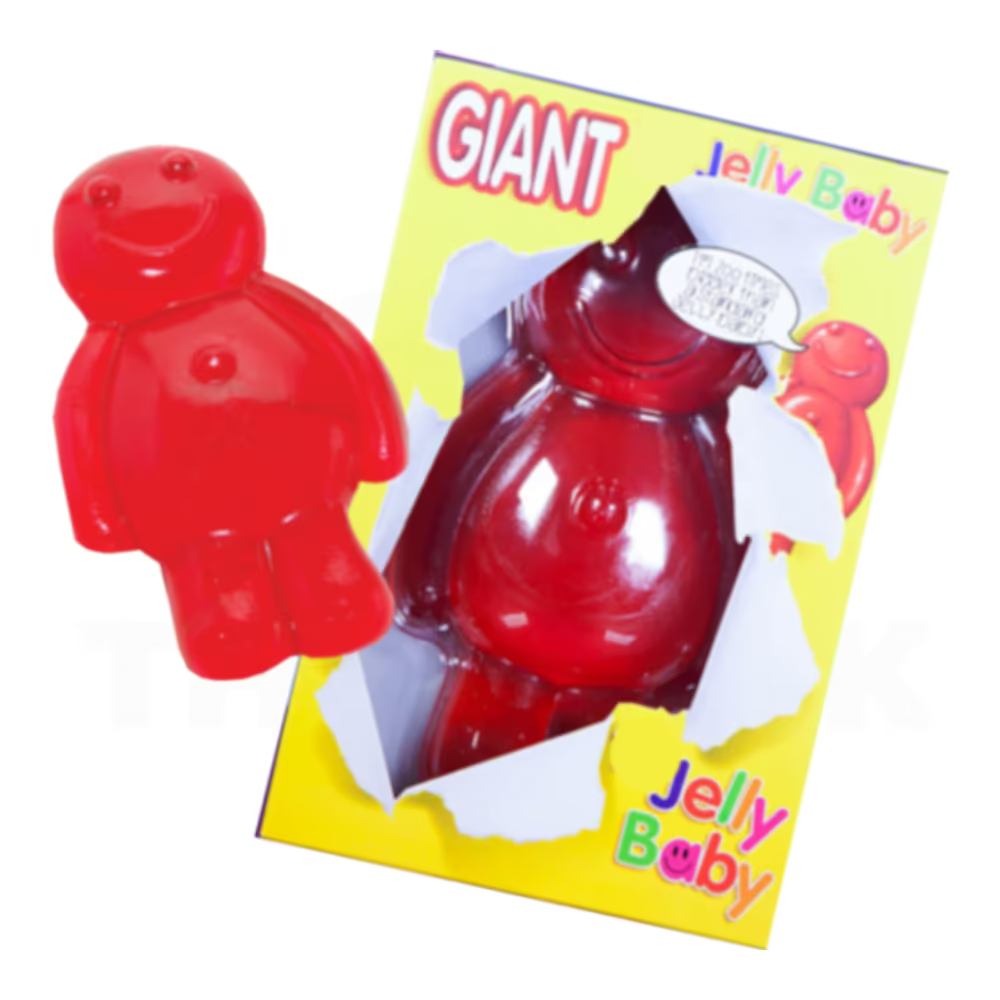 Giant Jelly Baby Box 800g – Gigantic Fruit Gummy Sweet Novelty Gift ...