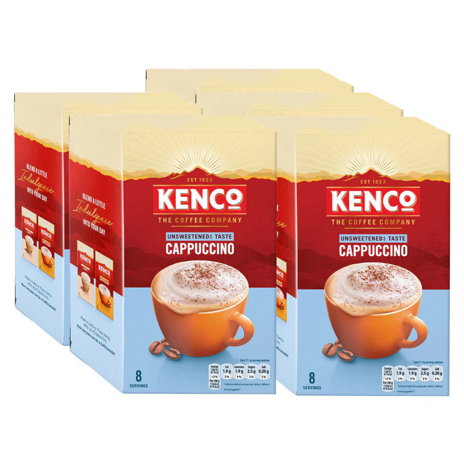 Bold Instant Cappuccino by Kenco – 40 Sachets – Jolafunbs