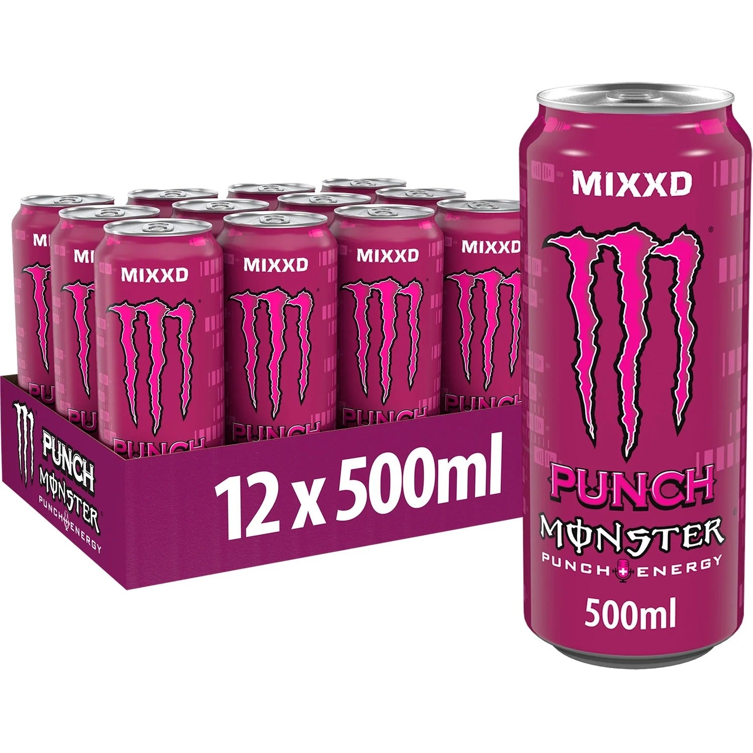 Monster Mixed Punch Energy Drink Case – 12 x 500ml Cans – Jolafunbs