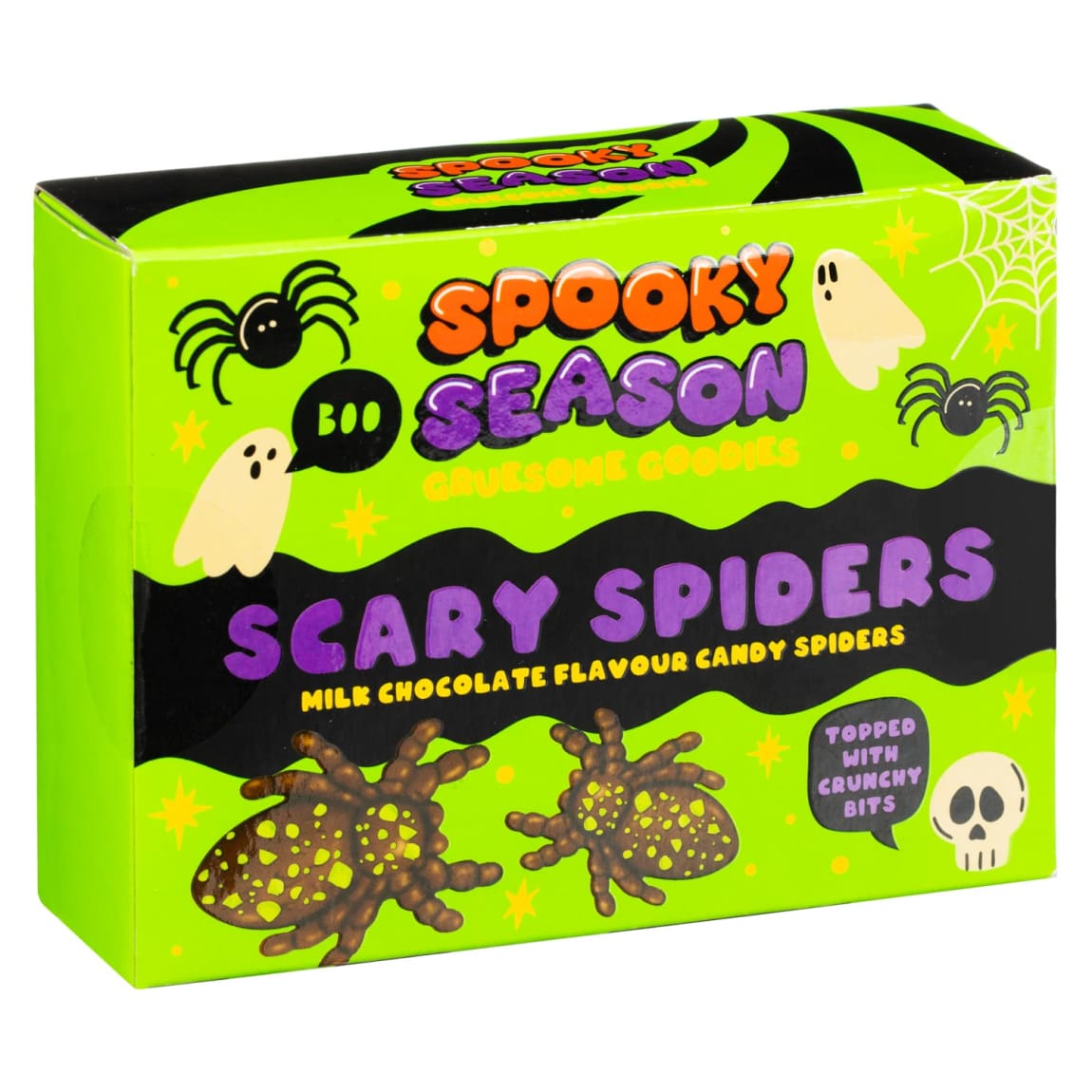 Halloween Milk Chocolate Scary Spiders 52g – Spooky Treats – Jolafunbs